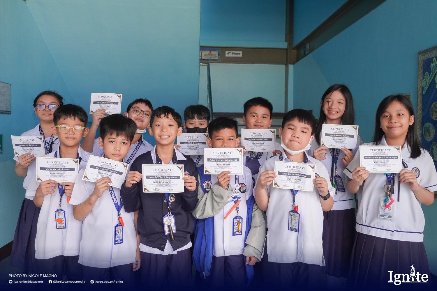 Excellence at core: Second quarter recognition day honors students, teachers – JCSGO Christian ...